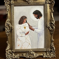 Broken for Us, Kintsugi Christ, Jesus Christ Wall Art, Jesus Christ Art ...