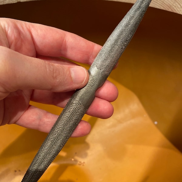 8" Double Ended Flat & Half Round Wax Carving File Jewellers Tool (70 ...
