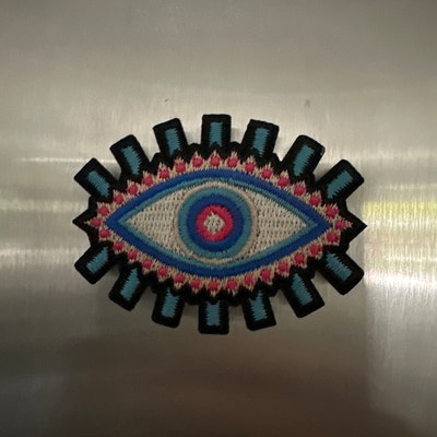 Evil Eye Patch Iron on Embroidered Applique - Etsy