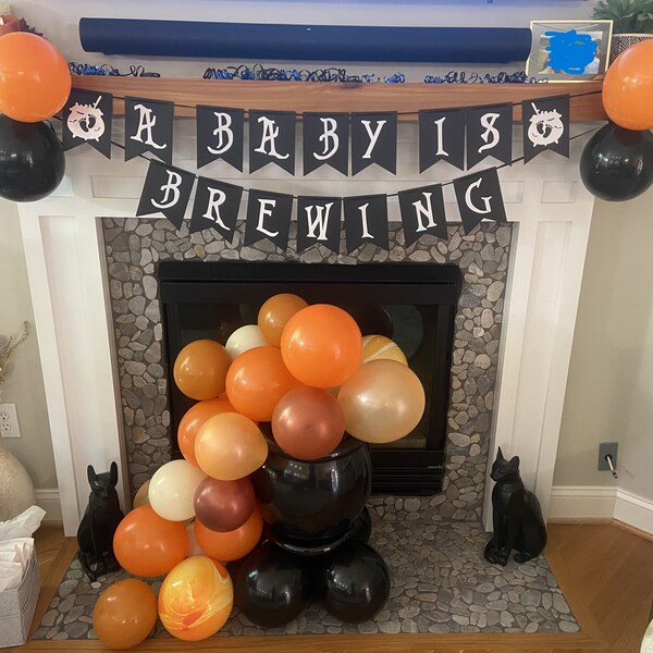 Halloween Cauldron Balloon Kit Halloween Baby Shower Halloween Birthday ...