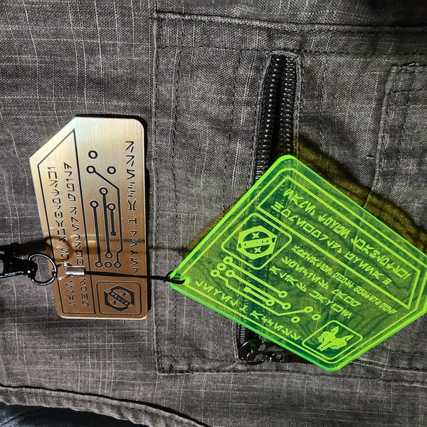 Star Wars Inspired Magnetic NAME TAG / BADGE - Etsy