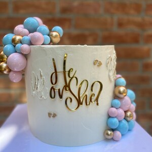 Cake Charm Custom Acrylic Name Plate Baby Shower Cake Decor Cake ...