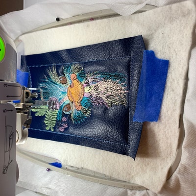 EMU GLASSES CASE Bird, Emu Embroidery, Glasses, Case, Handmade Fits a ...