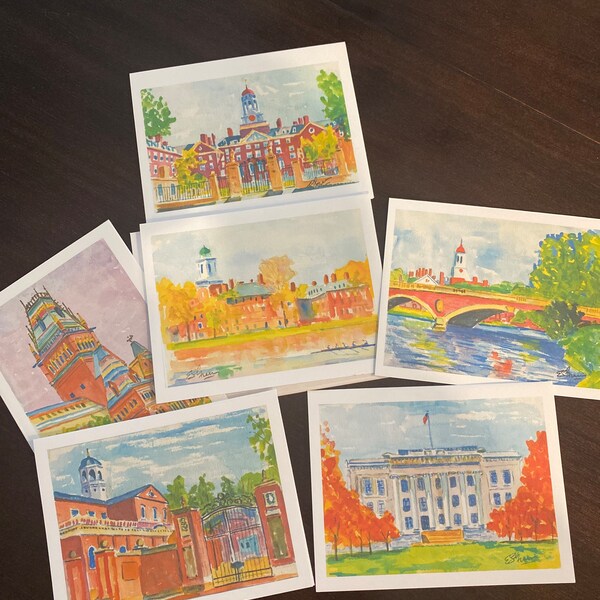 Duke University Note Cards With Envelopes. Giclée Prints and Collages ...