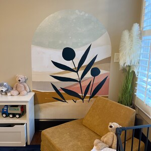 Mia Adhesive Wall Decal Circle Shape Sticker - Etsy