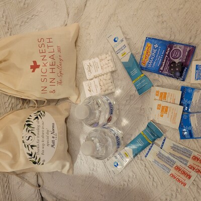 Wedding Hangover Kit Hangover Kit in Sickness and in Health Hangover ...