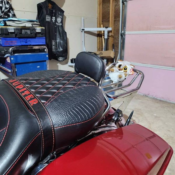 Black Mounting Triangle Bracket for Harley Davidson Passenger Backrest ...