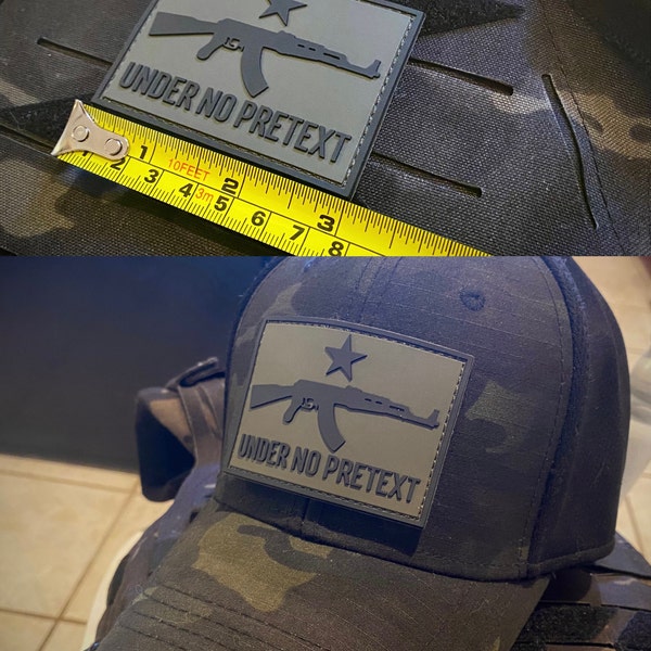 PVC Under No Pretext Subdued Morale Patch - Etsy