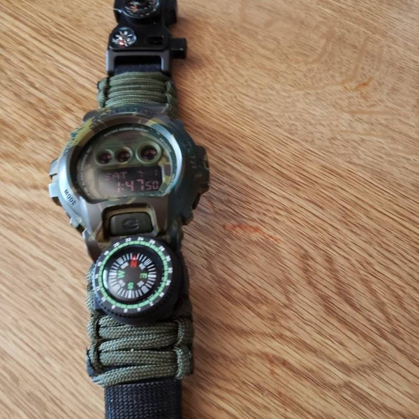 Casio G-shock Rangeman GW-9400 Series Adjustable Paracord Survival ...