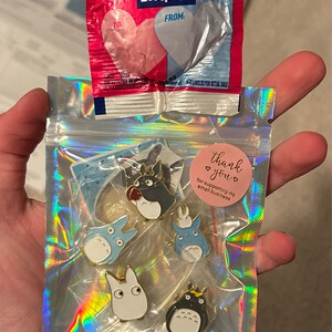 Anime Animation 5pc Pin Set Chibi Chubby Cute Collectible Totoroe Movie ...