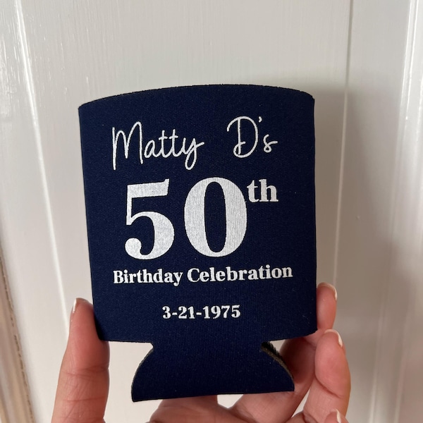 Custom 50th Birthday Frosted Cup, 50th Birthday Frosted Cup Favors ...