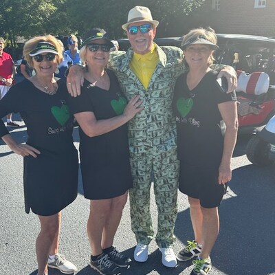 Golf Tournament Shirt DIAMONDS DIVOTS DIVAS Rhinestone Shirt Bling ...