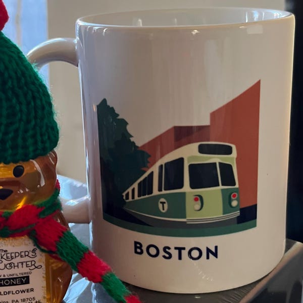 Art Print - Boston Rainbow Swash Gas Tank, 8x10, 12x12, 16x20, 18x24 ...