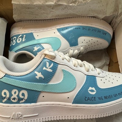 Custom Speak Now Taylor's Nike Air Force 1, Handpainted 1989 Taylor's ...