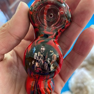 Custom Space Stitch Glass Smoking Pipe Girly Pipes Unique - Etsy