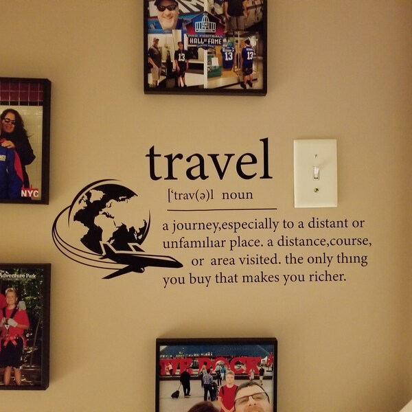 Travel Wall Decal,travel Tour Center Wall Art,travel Wall Sticker ...