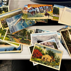 Old Postcards Unused Assortment of Random Vintage Post Cards From ...