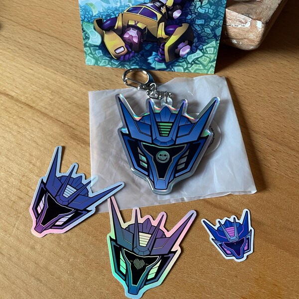 Transformers Soundwave Holo Keychain TFP - Etsy