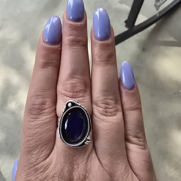 Mood Ring, Silver Mood Ring, Mood Jewelry, Color Changing Jewelry, Moon ...