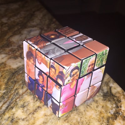 Custom Photo Puzzle Cube Expedited Shipping - Etsy
