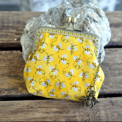 Coin Frame Purse Pattern, Pdf Sewing Pattern for Metal Frame Pouch ...