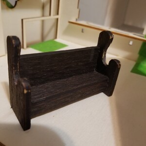 1/48th Kit Wonky Desk and Chair, Quarter Scale - Etsy