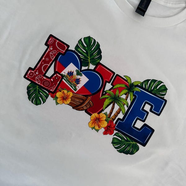 Love Haitian Republic Png Sublimation Design, Haitian Republic Flag Png ...