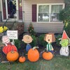 Welcome Great Pumpkin Yard Sign / Linus Brown / Sally Brown / Peanuts ...