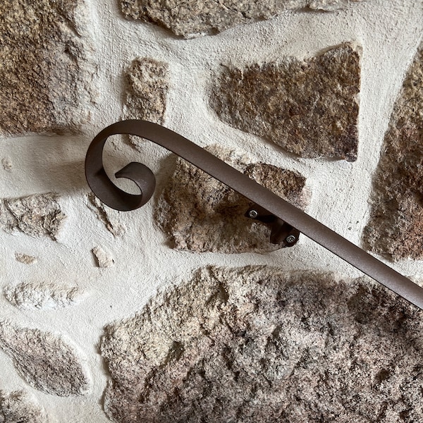 Handcrafted Wrought Iron Handrail – Napoli Model – for Indoor or ...