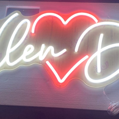 Couple Names Wedding Neon Signs Custom Neon Signs Wedding LED Signs ...