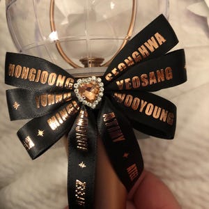 SEVENTEEN SVT Caratbong Ribbon Bow Keychain Pendant Light Stick Lanyard ...