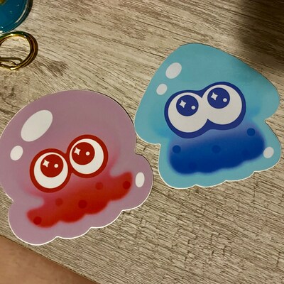 Splatoon Gummy Inkling Octoling Vinyl Sticker - Etsy