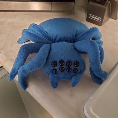 Big Blue Spider Tarantula, Huge Plush Stuffed Animal Toy, Halloween ...