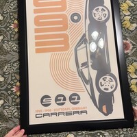 C8 Corvette Color Codes Set of 3 Large Prints - Original Wall Art ...