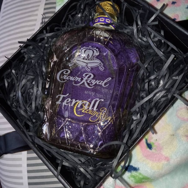 LARGE 1.75 L / Half Gallon Crown Royal Whisky Custom Engraved/etched ...