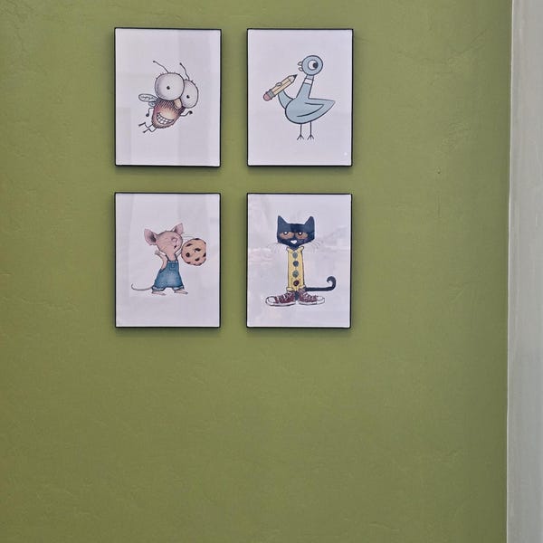 Book Characters Gallery Wall, Classroom Decor, Kindergarten Gallery ...