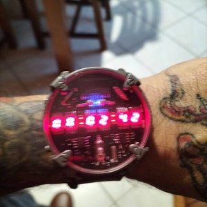 Nixie Watch, Bronze Watch, Luxury Wrist Watch, Self Made, With ...