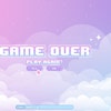 Game Over Pastel Desktop Wallpaper Background | Retro Pixel Pink ...
