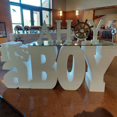 Single Letter Large Free Standing Letter Big Letter 30 Inches Foam ...