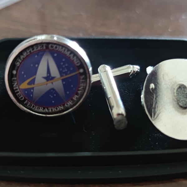 Star Trek Starfleet Command Cufflinks Cuff Links - Etsy