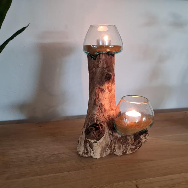 Mundgeblasenes Glas Auf Wurzel