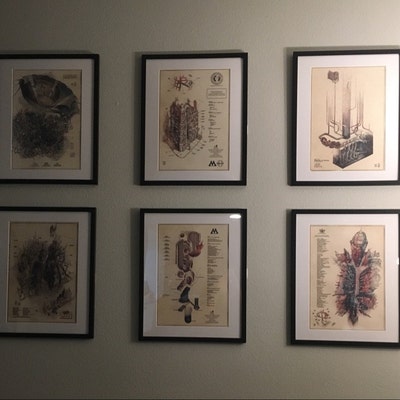 Ministry of Magic Floorplan Map Original Illustration Reproduction ...