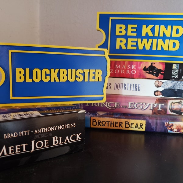 Blockbuster Video Decoration Sign - Etsy