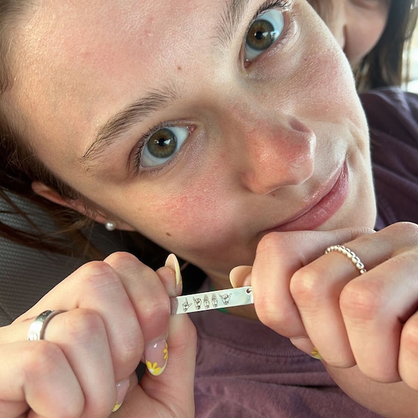 Sign Language Necklace ASL Necklace Name Necklace Custom Bar Necklace ...