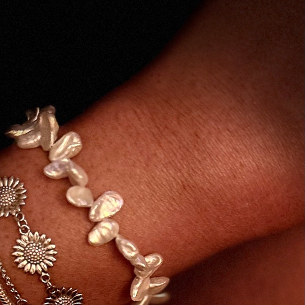 Extra Small Sterling Silver Flower Earrings on Lever Backs, Petite ...