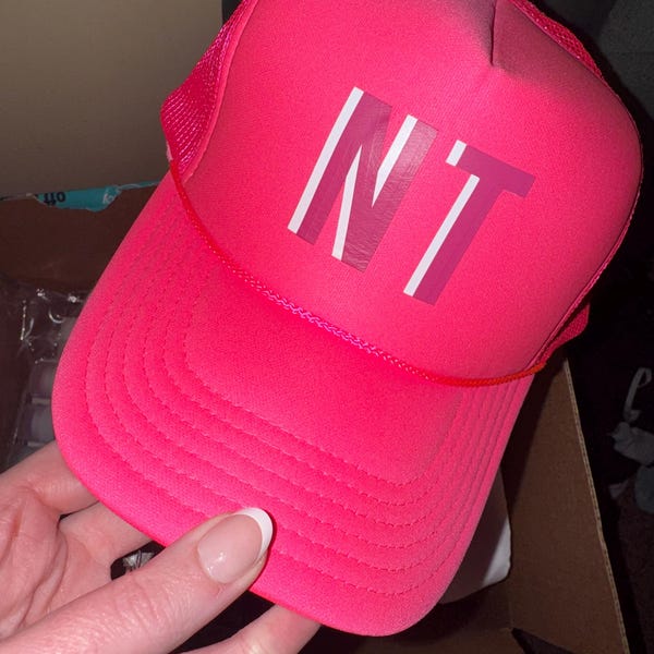 Custom Embroidered Vintage Trucker Hat // Two Tone Trucker Hat, Custom ...