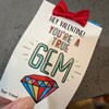 PRINTABLE Valentine Card, Gummy Worm Valentine Card, Printable ...