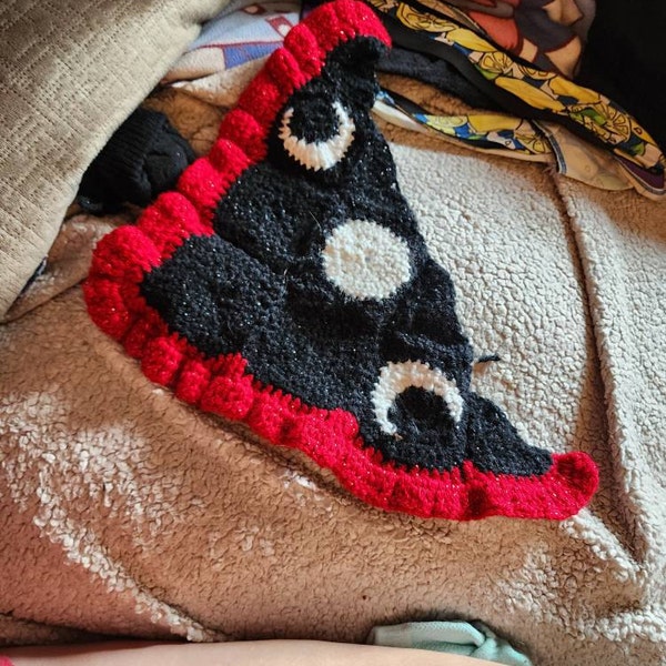 Bat Bandana | Crochet Pattern | Goth Witch Punk Emo Halloween ...