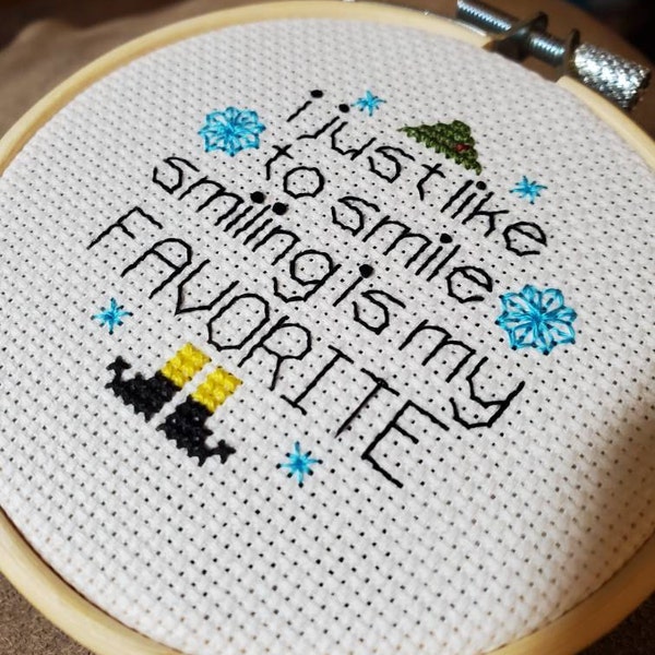 You'll Shoot Your Eye Out Cross Stitch Ornament Pattern PDF Digital ...