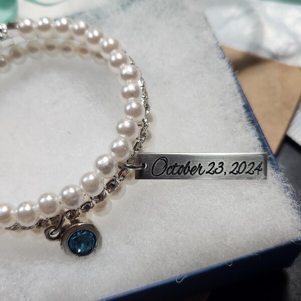 Something Blue Bouquet Charm, Bride Gift From Mom, Something Blue for ...